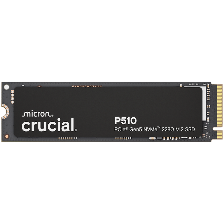 Crucial P510 1TB PCIe Gen5 NVMe 2280 M.2 SSD