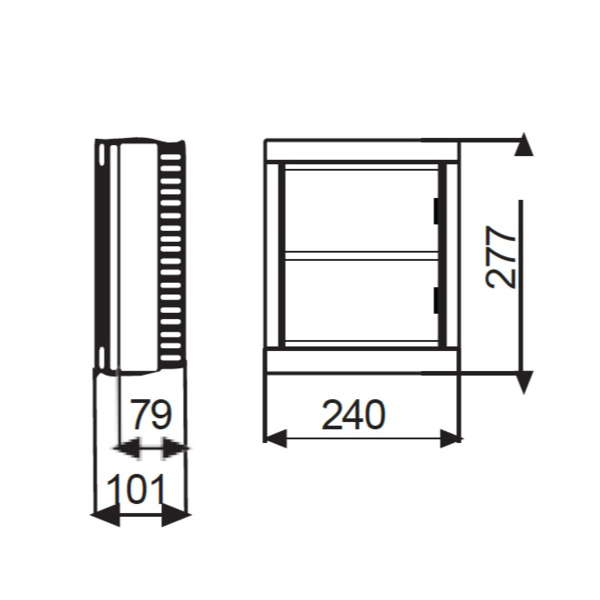 EP-16N RAZVODNA TABLA 16 OSIGURACA NAZIDNA EP220185 Eraplast