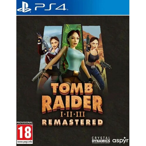 SONY PS4 Tomb Raider I-III Remastered Starring Lara Croft
