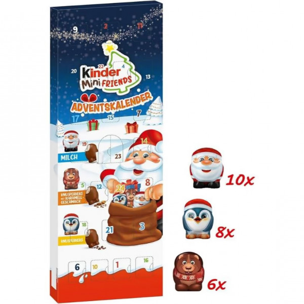 Kinder Mini Friends Advent Calendar 164 g