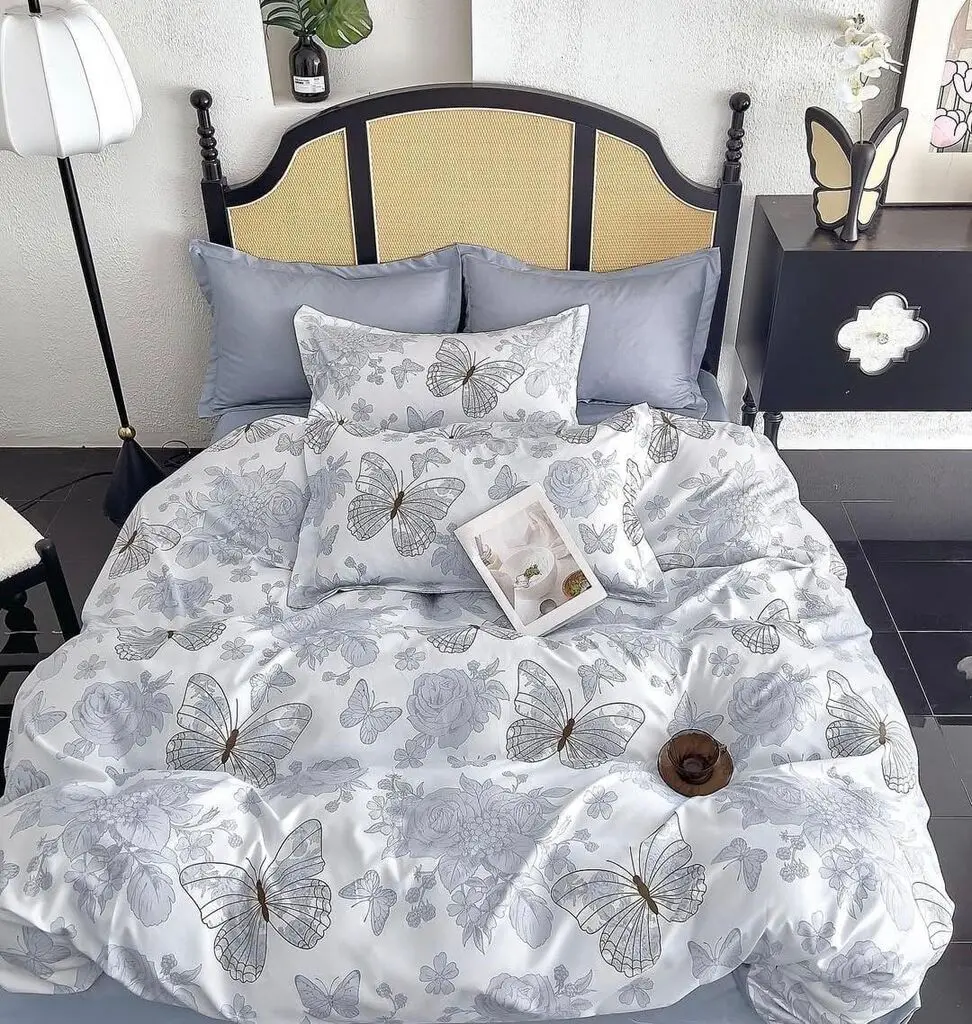 Minnah Dream Set posteljine Solstice, 160x220cm, Sivi