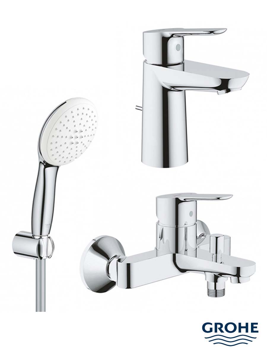 Set Grohe BauEdge BS slavina za kadu i lavabo 10000003