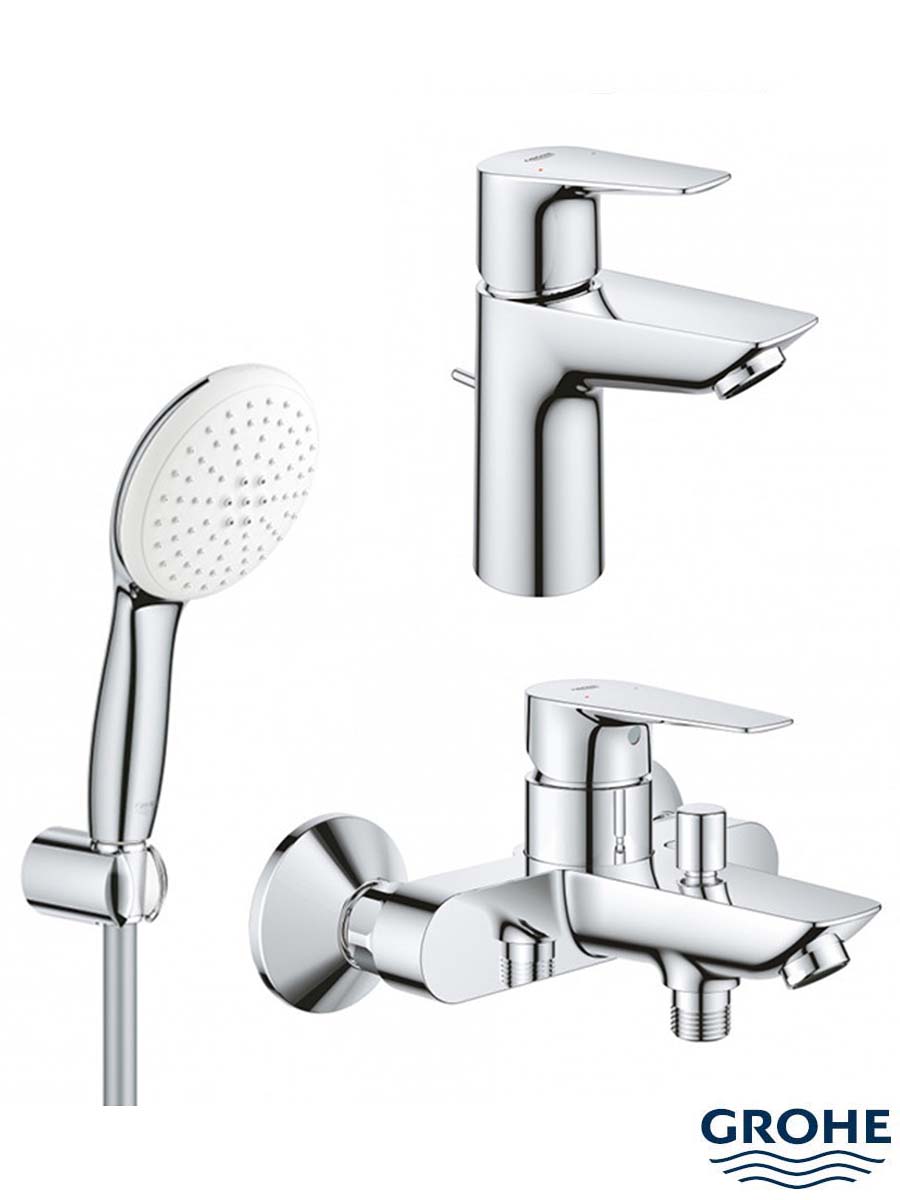 Set Grohe BauEdge New BN slavina za kadu i lavabo 10000002