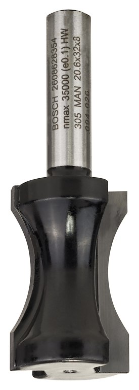 Bosch Glodalo pljosnatog štapa 2608628354, 8 mm, R1 18,3 mm, D 20,6 mm, L 32 mm, G 63,5 mm