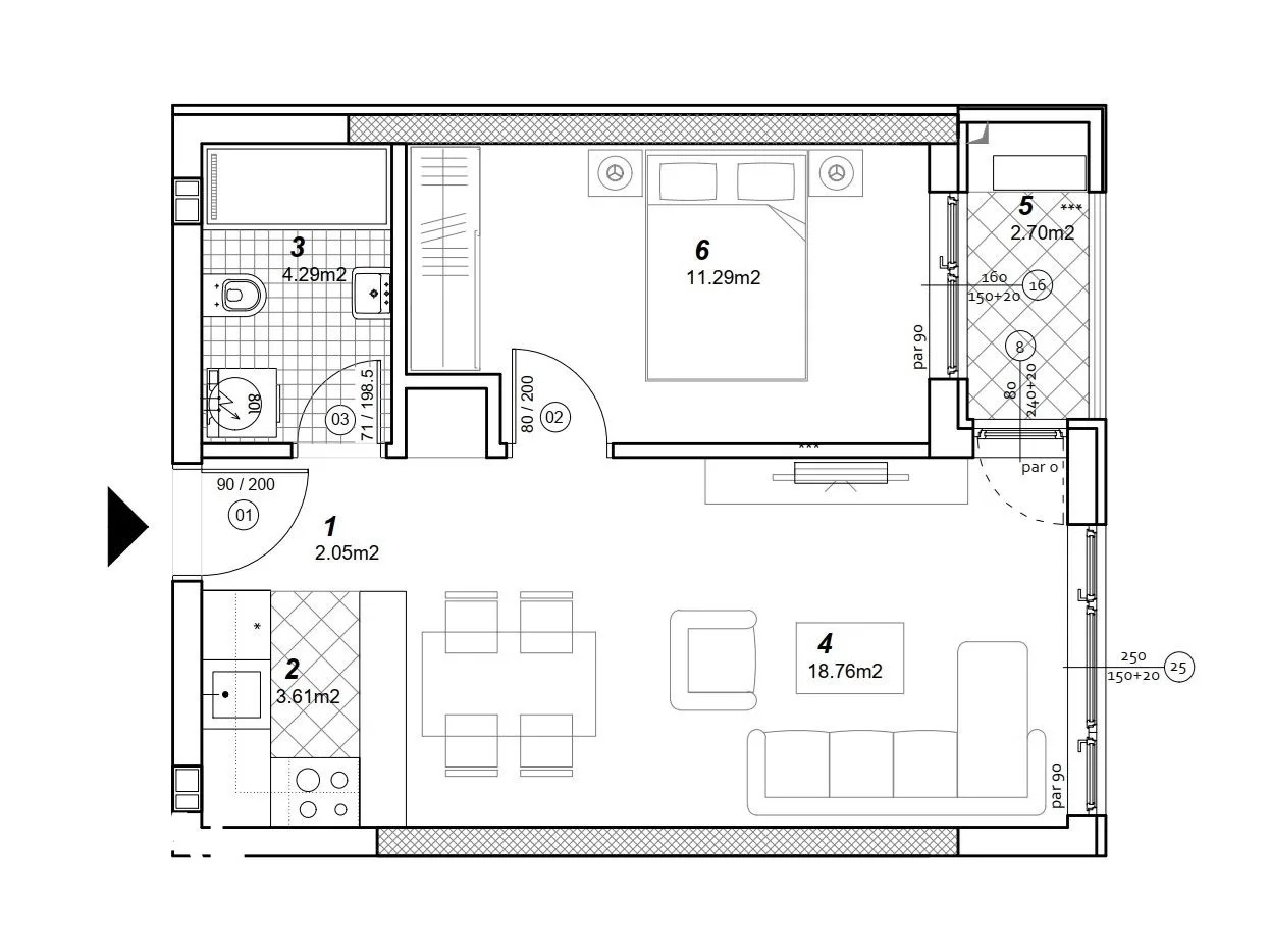 Stan,NOVI SAD,TELEP,kv: 41.00, € 97890, ID: 1101423