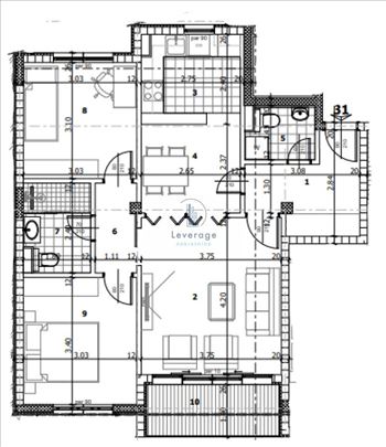 Lion, lux novogradnja, 68.38 m2, cena + pdv
