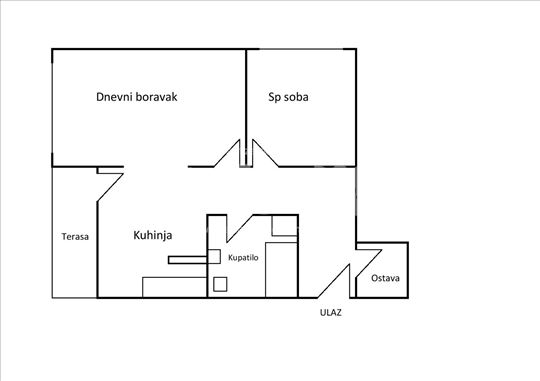 Dvosoban kompletno namesten stan Novi Beograd bl70