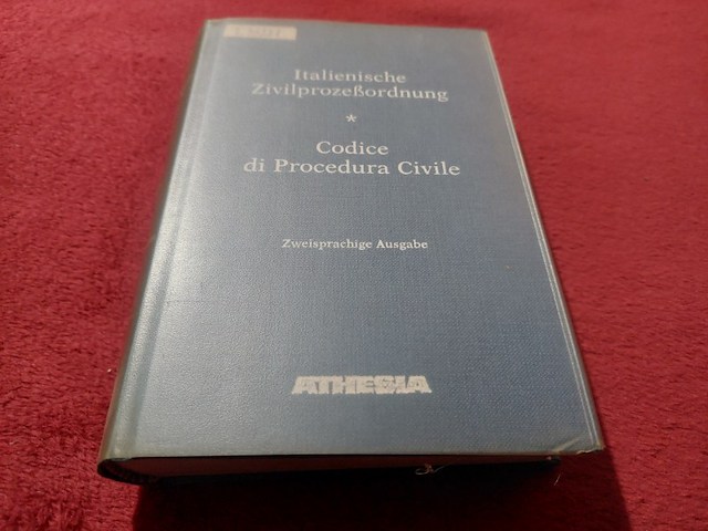 Italienisches Zivilgesetzbuch Codice civile
