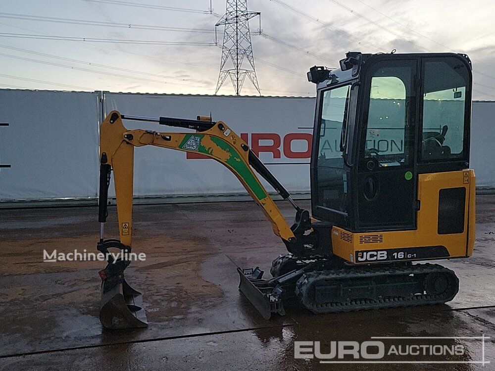 Prodaje se JCB 16C-1 T3 mini bager na aukciji