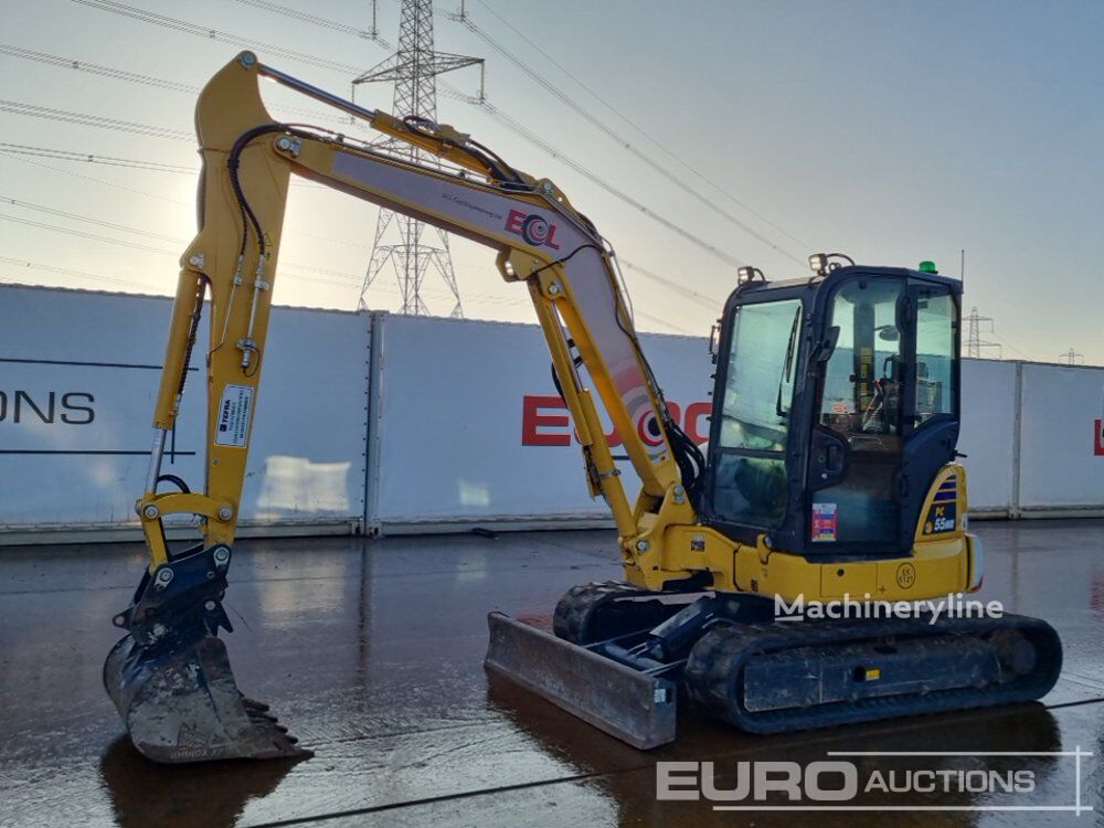 Prodaje se Komatsu PC55MR-5E0 mini bager na aukciji