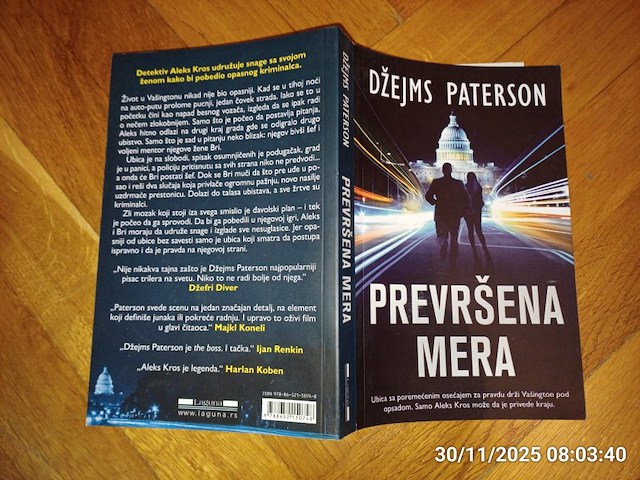 DŽEJMS PATERSON, PREVRŠENA MERA