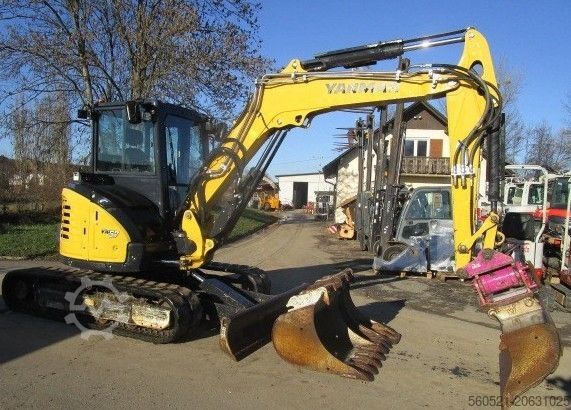 Mini bageri
Yanmar VIO 57 - POWERTILT + Schnellwechsler + 4 Löffel