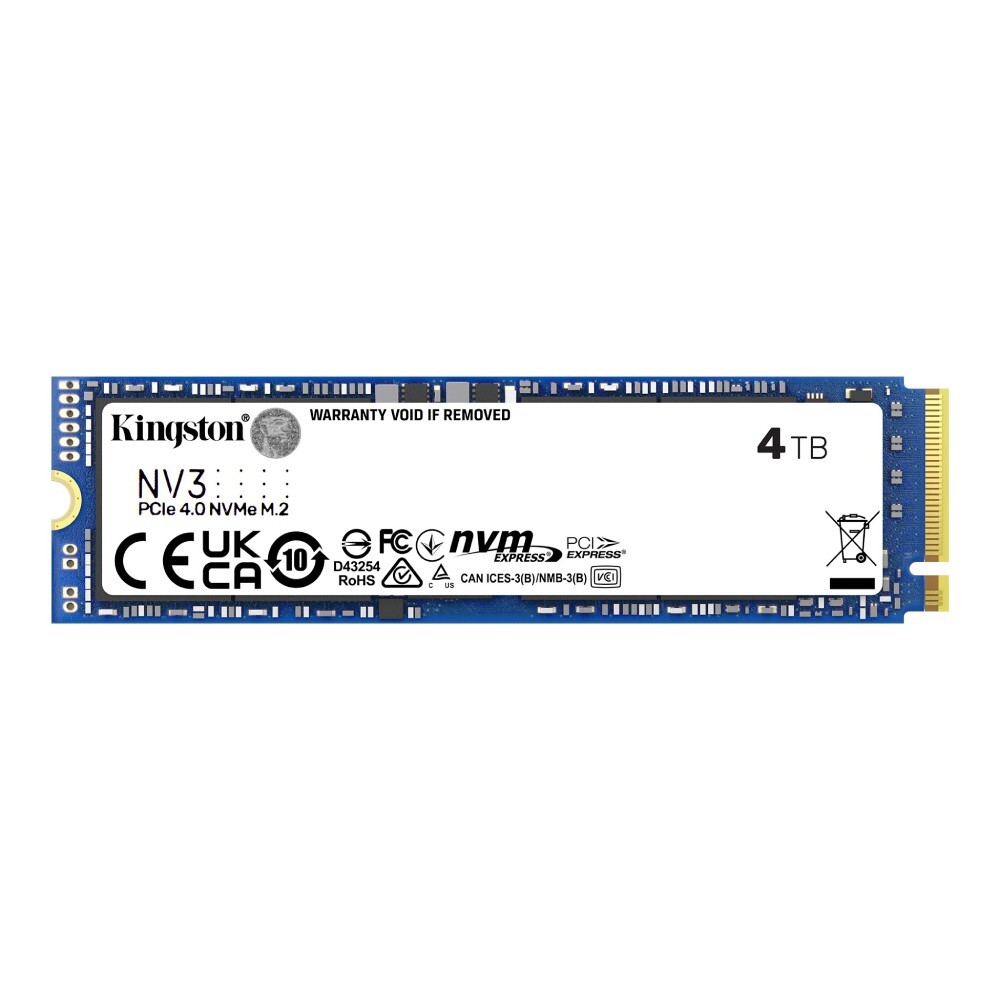 SSD 4TB Kingston NV3 M.2 NVMe (SNV3S/4000G)ID: EK000660243