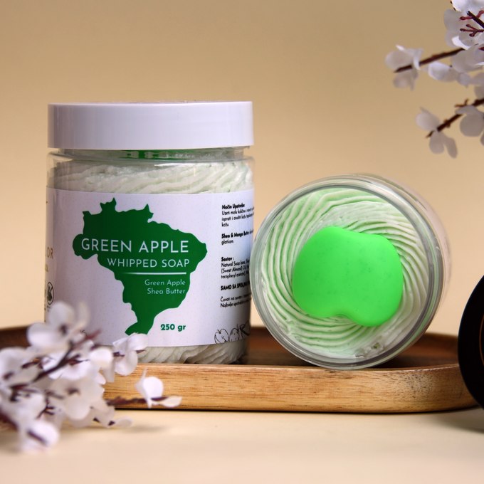 Green Apple Whipped Soap - 250g