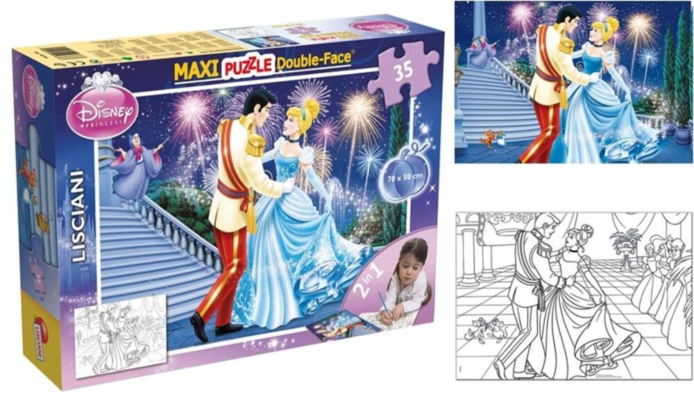 Lisciani Puzzle Pepeljuga 2u1 35kom