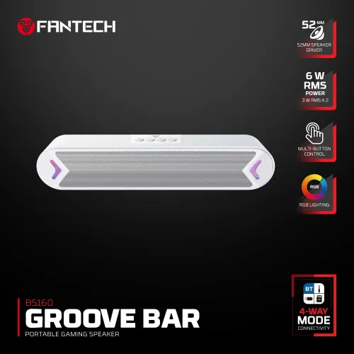Bluetooth zvucnik Fantech BS160 GROOVE BAR beli