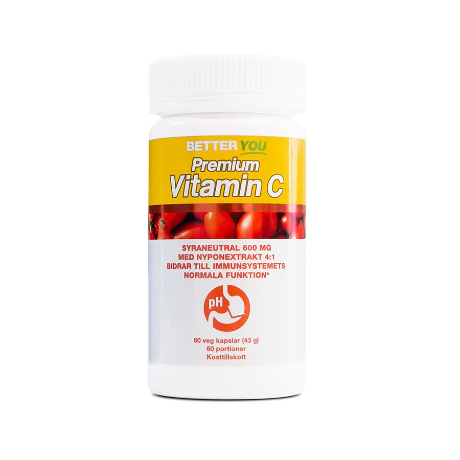 BETTER YOU Vitamin C 600mg, 60 kapsula