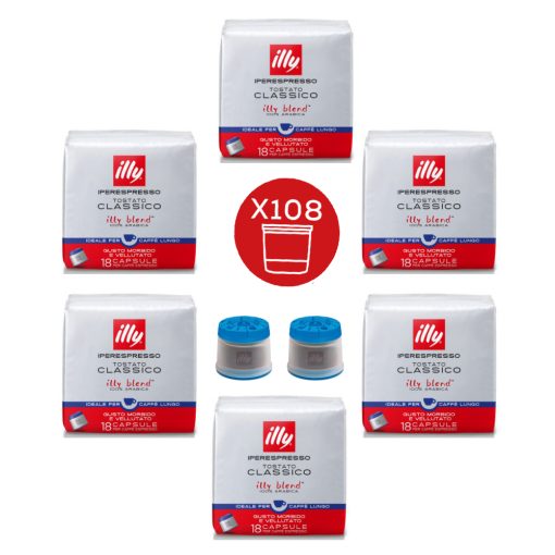 Illy®* Iperespresso Lungo BOX ( 6×18 ) 108 kapsula