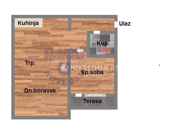 Prodaje se stan na Podbari 39m2