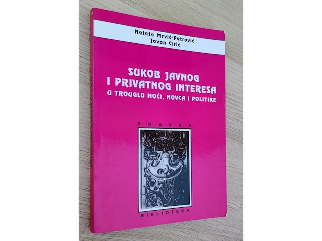 SUKOB JAVNOG I PRIVATNOG INTERESA- Natasa Mrvic Petrovi