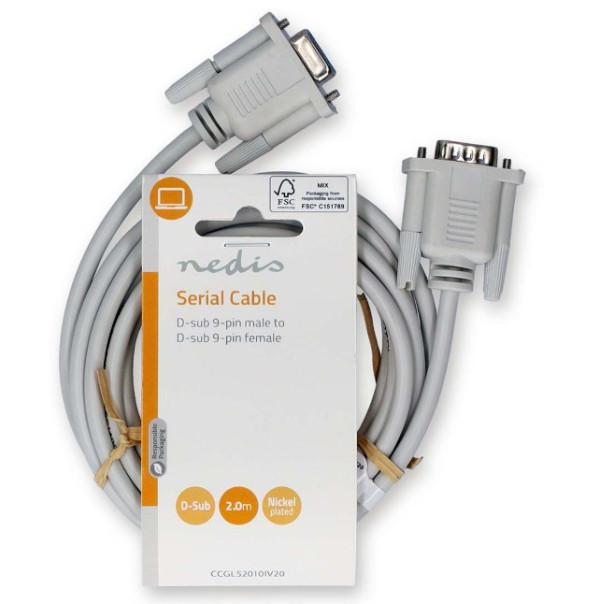 CCGL52010IV20 Serial Cable D-SUB 9-Pin muski na D-SUB 9-Pin zenski, 2m