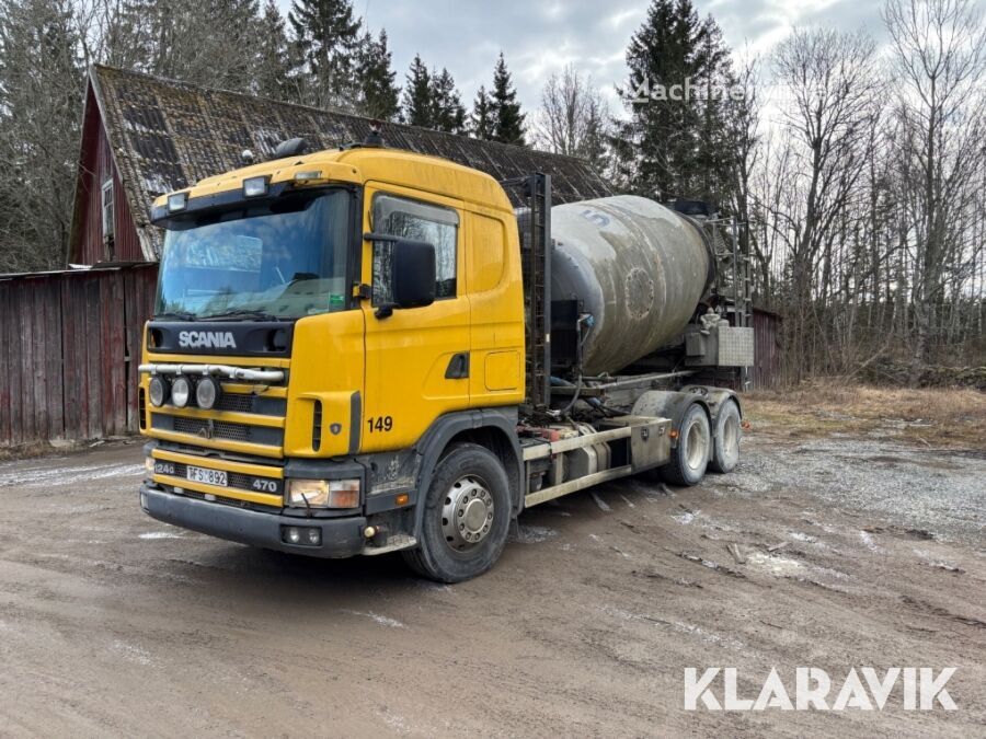 Prodaje se Scania 124G/470 kamion s mešalicom za beton na aukciji