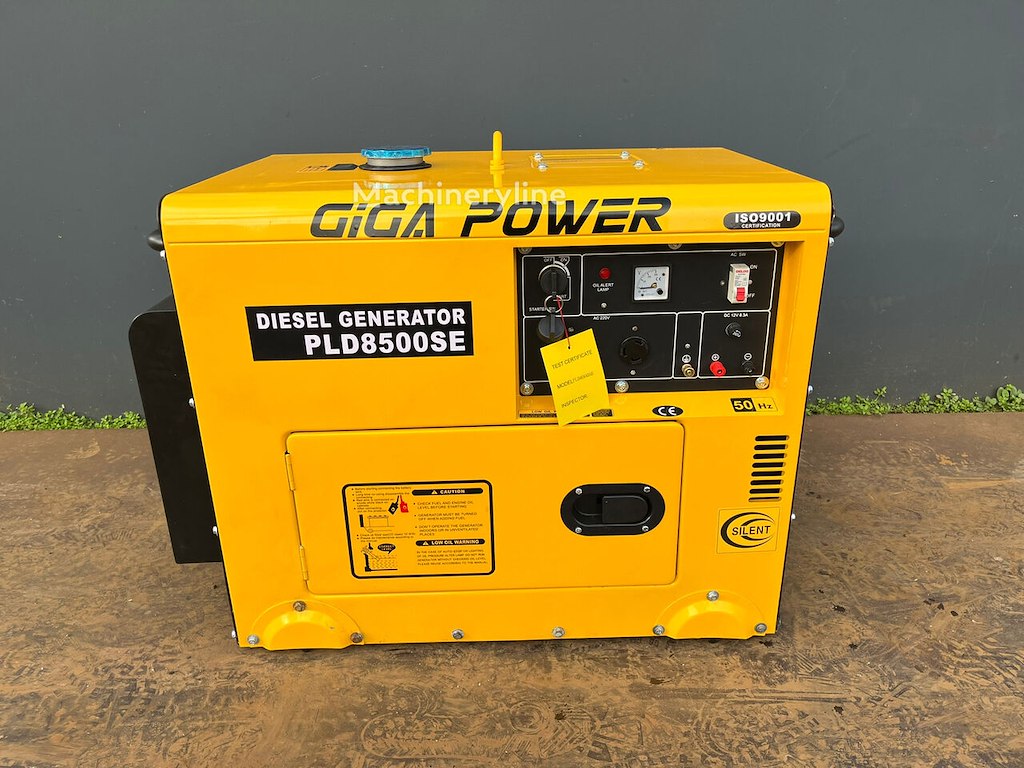 Novi Giga Power PLD8500SE 8 kVA silent generator diesel generator