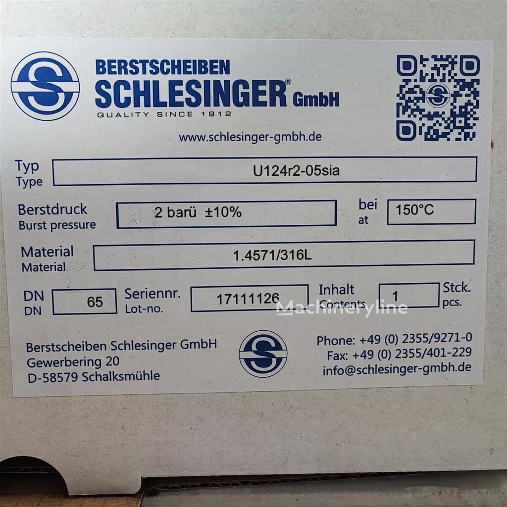 SCHLESINGER GmbH U124r2-05sia ostala laboratorijska oprema