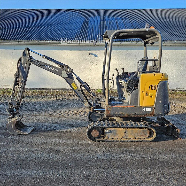 Prodaje se Volvo EC18 D mini bager na aukciji