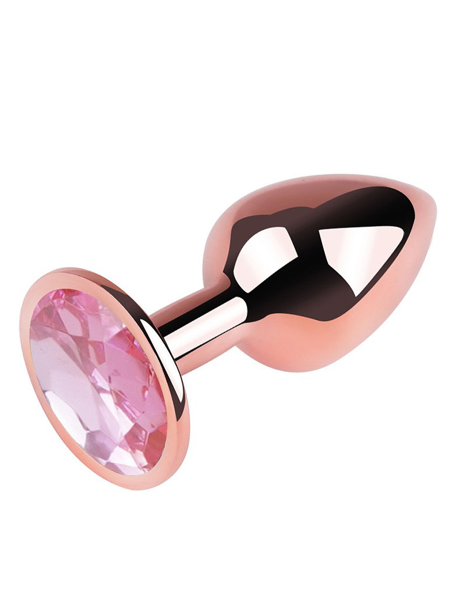Diamond Rose Gold Butt Plug Small