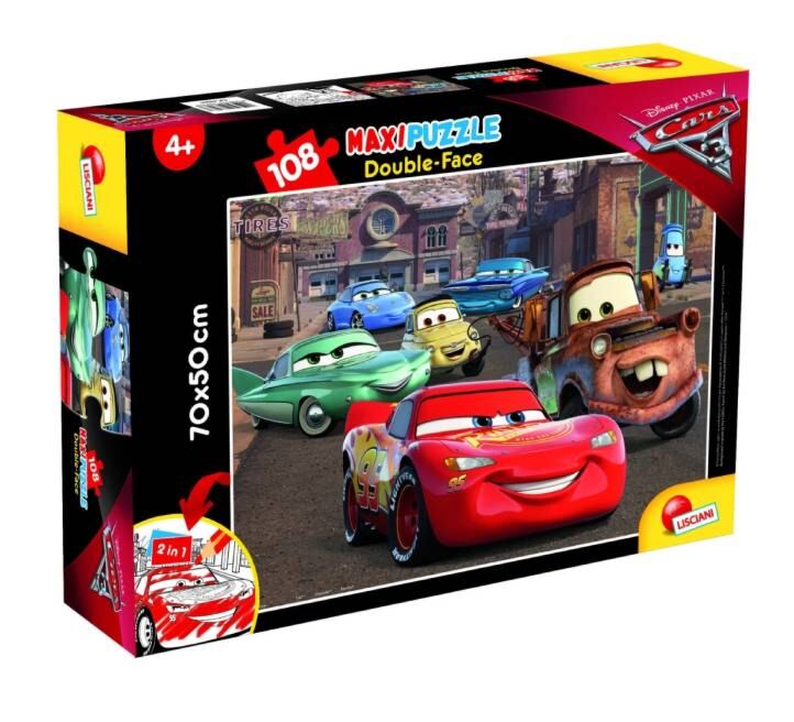 Lisciani Puzzle maxi cars 3 108 delova 2u1
