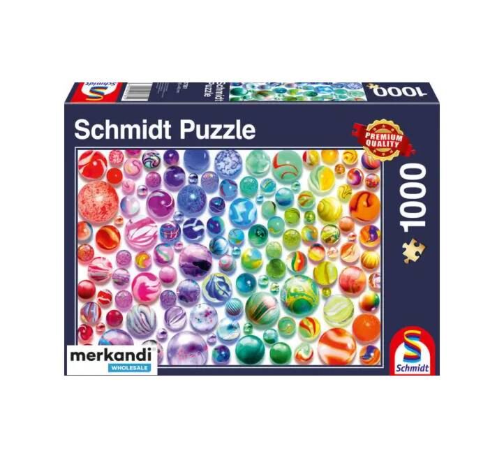 Schmidt Slagalica Rainbow Marbles Puzzle 1000 delova