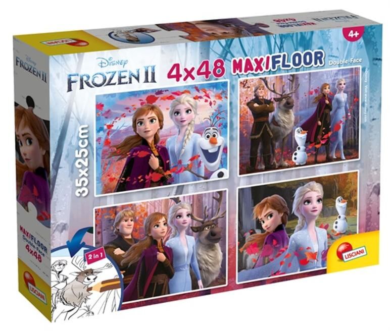 Lisciani Puzzle slagalica 4x48 delova Frozen