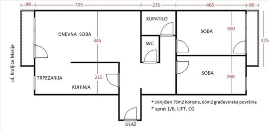 Kraljice Marije, 86m2, Lux