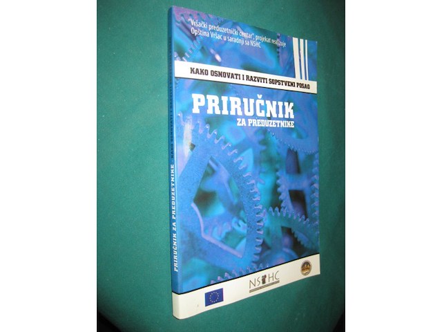 Priručnik za preduzetnike, kako osnovati i razviti sops