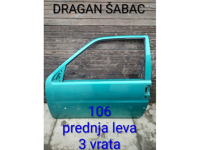 PEUGEOT 106 vrata prednja leva 3 vrata
