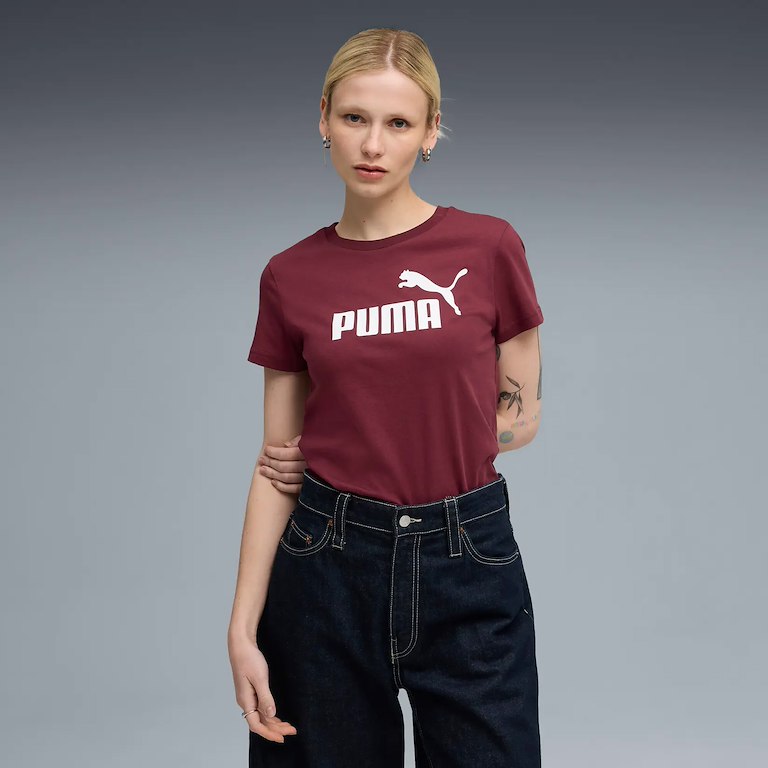 Puma Ženska majica ESS No. 1 Logo Tee (s), 682371-96, Bordo