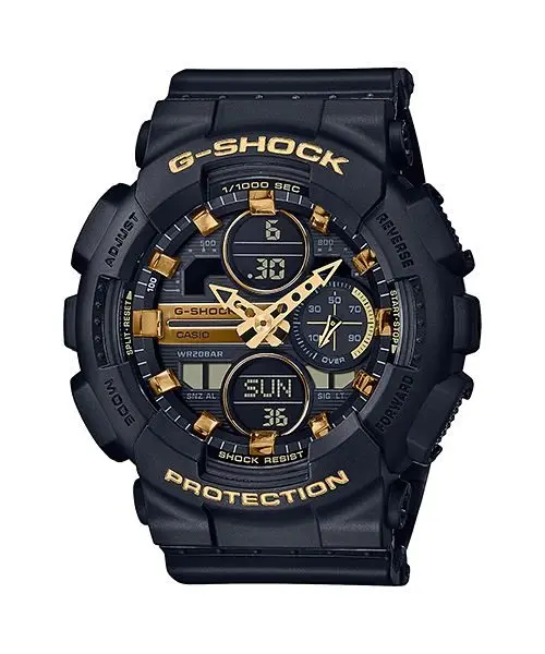Casio Ženski sat GMA-S140M-1A, Crno kućište, Crni