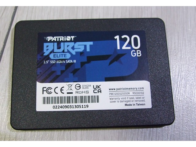 Patriot SSD Burst Elite 120GB SSD Sata III