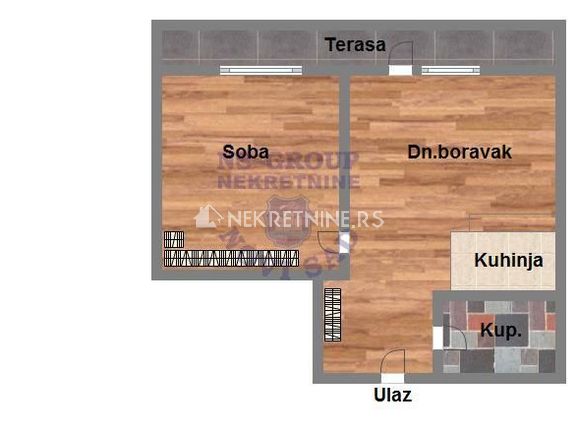 559008-Predstavljamo vam fenomenalan dvosoban stan na Novoj Detelinari