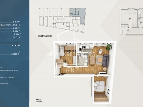 Cvetanova ćuprija, u izgradnji, 62.47m2 ID#10489
