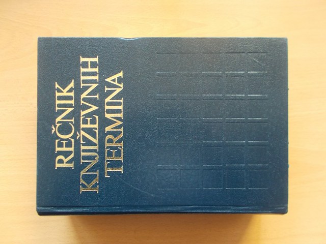 RECNIK KNJIZEVNIH TERMINA - GRUPA AUTORA