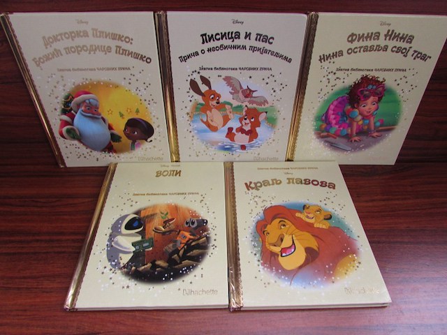 Pet Disney knjiga iz edicije Zlatna biblioteka