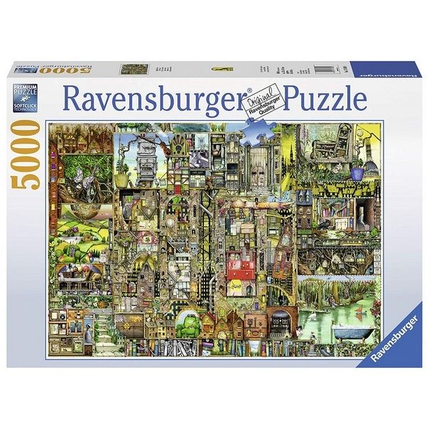 Ravensburger puzzle - Bizarre Town - 5000 delova