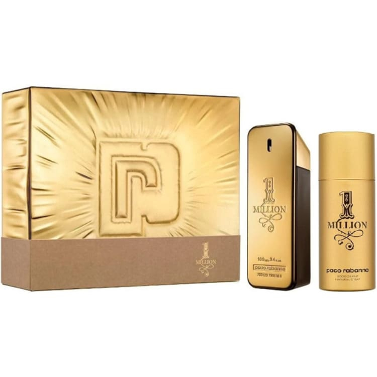 Paco Rabanne - 1 Million muški set - toaletna voda 100ml + Deo sprej 150ml