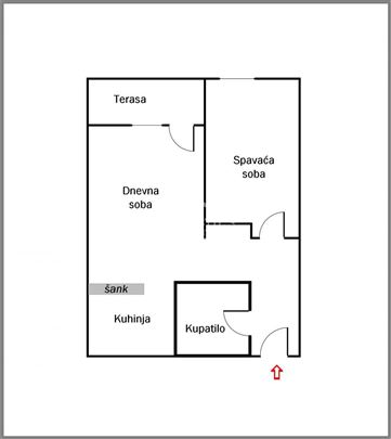 Novi Beograd - Tošin bunar - 46,82m2 ID#21309