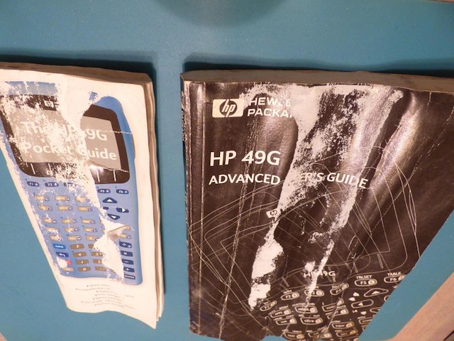 HP 49G - uputstvo za grafički kalkulator (malo pokislo)