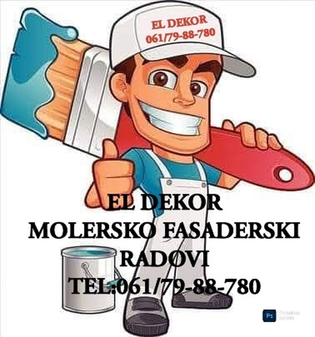 EL DEKOR – molersko-fasaderske usluge - Unutrašnje i spoljašnje