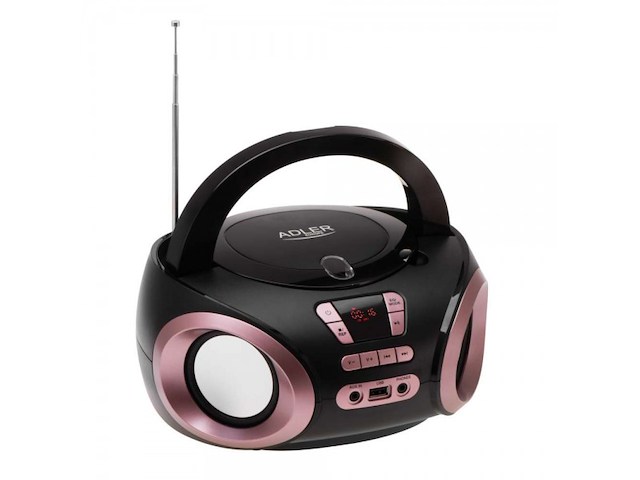 Adler AD1181BC RADIO PRENOSIVI CD BOOMBOX CRNO PINK