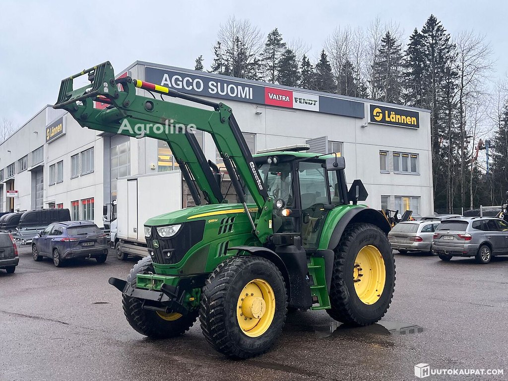 Prodaje se John Deere 6155M AutoQuad+ tractor with loader, 2018, Espoo traktor točkaš na aukciji